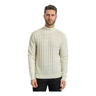 Yes-Zee YES Zee, Homme, Pulls, Blanc, Taille: XL Turtleneck