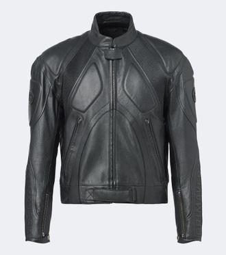 Gucci Veste en cuir GG