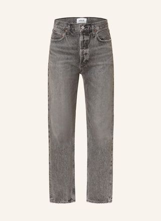 A Gold E Agolde Straight Jeans 90s Pinch grau