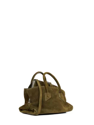 The Attico Womens Top Handle Bag La Passeggiata Mini Green Calf Leather (bos Taurus) Handbags Hand