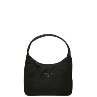 Prada Sac bandouli&egrave;re en nylon pr&eacute;-appr&eacute;ci&eacute; - Femme - Pre-owned - Noir - Taille: ONE Size
