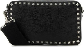 Valentino Garavani Homme, Sacs, Noir, Taille: ONE Size Sac Bandouli&egrave;re Rockstud