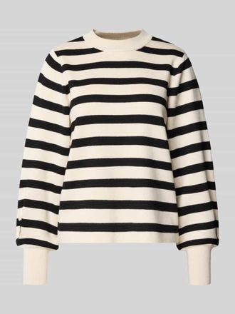 Jake*s Strickpullover mit gerippten Abschlüssen