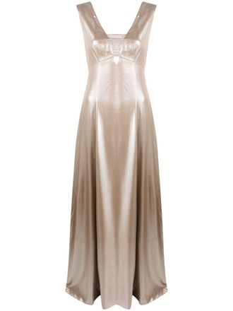 PESERICO Ausgestelltes Kleid - Nude