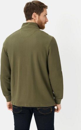 Camel Active Sweatjacke mit verstellbarem Tunnelzug Langarm
