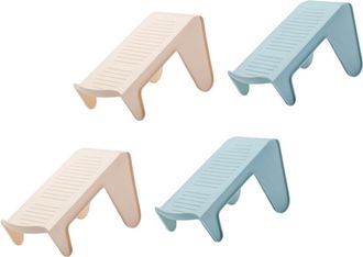 OSALADI 4 St&uuml;ck Schuhregale aus Leichtem PP Material Platzsparendes Schuhaufbewahrungsregal mit Rutschfestem Design Vielseitiger Schuhhalter f&uuml;r Zuhause und H