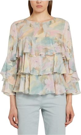 Marella Femme, Blouses et Chemises, Multicolore, Taille: 38 FR Blouse