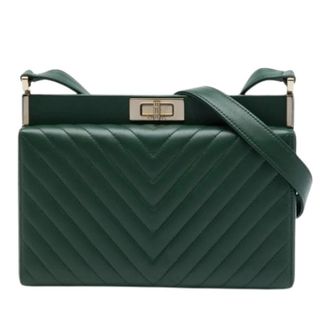 Chanel Pre-owned Sac bandouli&egrave;re matelass&eacute; vintage - Femme - Pre-owned - Vert - Taille: ONE Size