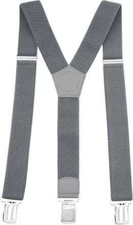 Glamexx24 Bretelles Homme R&eacute;glable, Largeur 4 cm en Forme de Y Bretelles, 3 Robuste Clips, Monochrome pour Hommes et Femmes