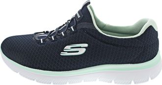 Skechers Summits Sportschuhe Damen Trainingsschuhe Sneaker Blau Freizeit, Schuhgröße:EUR 42