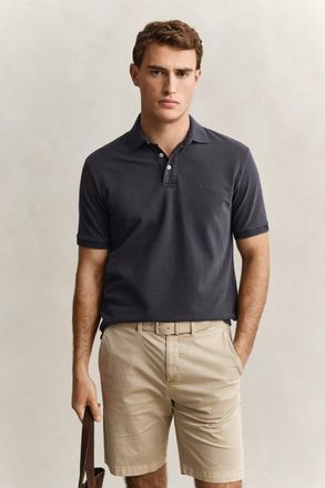 GANT Herren Sunfaded Poloshirt (XXXL) Schwarz
