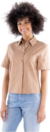 Pinko Pinko, Femme, Chemises, Brun, Taille: 36 FR Innuendo Shirt