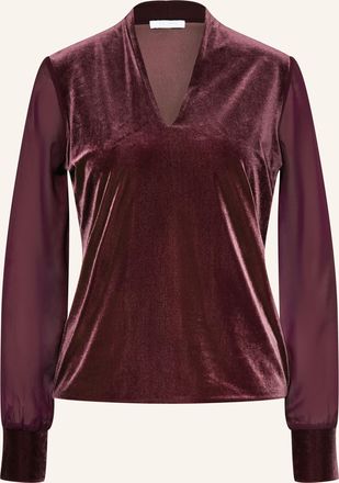 Hobb's Longsleeve Aimee Im Materialmix lila