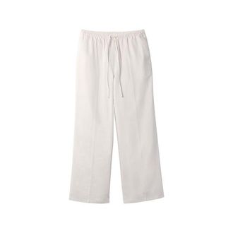 Calvin Klein Pantalon large uni en lin m&eacute;lang&eacute;