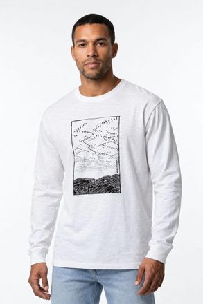 Komodo Herren vegan T-Shirt Migration In Off-White