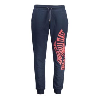 Cavalli Blaue Herren Sportliche Sweatpants mit Druck - - Trousers - Herren - Blau - XL