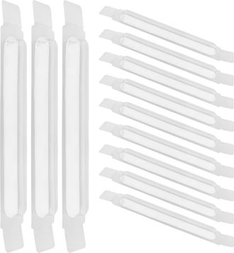 NUOBESTY 12 St&uuml;ck PVC Schutzbox f&uuml;r Wanduhrzeiger Innendurchmesser Zeigerschutzgeh&auml;use Kratzfest Schutz f&uuml;r Quarzuhrzeiger Einfache Montage Zubeh&ouml;r f&uuml;r Uhrwerk