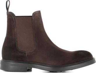 Green George Wildlederstiefel mit elastischen Einsätzen - Braun