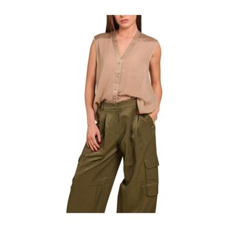 Nenette Femme, Tops, Beige, Taille: 38 FR Blusa