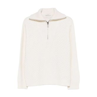Paolo Pecora Zip Cardigan - - Knitwear - Herren - Beige - L