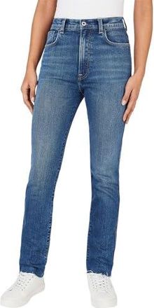 Pepe Jeans London Jean Slim euh, Bleu (Denim-GX8), 34W / 30L Femme