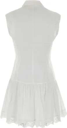 Frame Denim Embroidered Day Dress - White