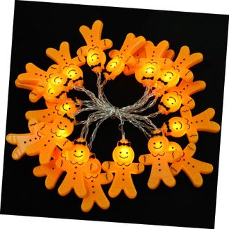 Valiclud LED Lichterkette Weihnachtsfiguren Lebkuchenm&auml;nnchen Warmwei&szlig;e Leds Batteriebetrieben f&uuml;r Kinderzimmer Innenbereich Xmas Party Dekoration