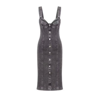 Moschino Damen, Kleider, Grau, XSGr&ouml;&szlig;e