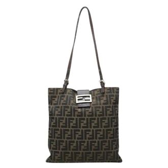 Fendi Pre-owned Vintage Shoulder Tote - - Pre-owned - Damen - Braun - ONE SIZE