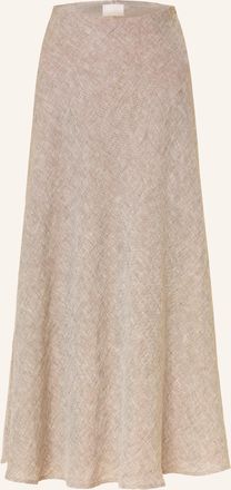 Hemisphere Hemisphere Leinenrock grau