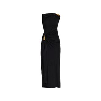 Bottega Veneta Femme, Robes, Noir, Taille: 36 FR Robe ajustée avec appliqués
