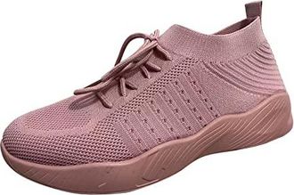 Generic Chaussures de course pour femme en maille respirante - Couleur unie - L&eacute;g&egrave;res - Coussin dair - Chaussures de sport classiques confortables et d&eacute;contra