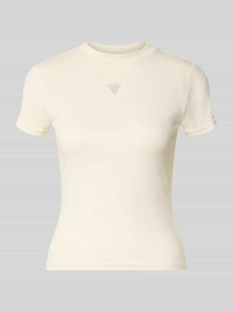 Guess T-Shirt aus Viskose-Mix Modell LICIA