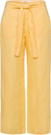 Brax Damen Style Maine Pure Linen Hose, Banana, 27W / 30L EU