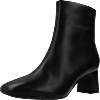 Clarks Premium Femme Fernie Zip Bottine, Cuir Noir, 38.5 EU