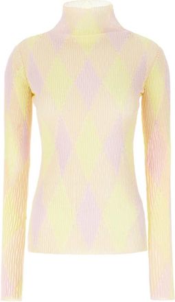 Burberry Femme, Pulls, Multicolore, Taille: 40 FR Col roul&eacute;s