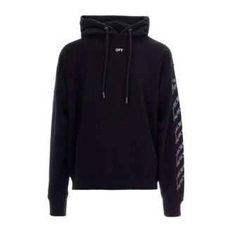 Off-white Chain Araldic Arrow Skate Hoodie - - Sweatshirts & Hoodies - Herren - Schwarzk - L