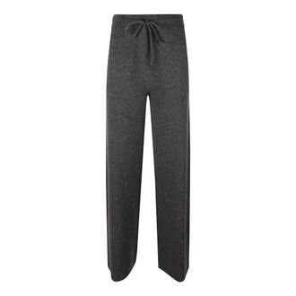 Max Mara Pantalon Large - Femme - Pantalons - Gris - Taille: 40 FR