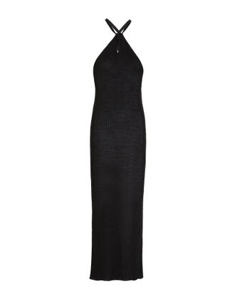 8 by YOOX KNITTED TWIST AND TURN MIDI DRESS