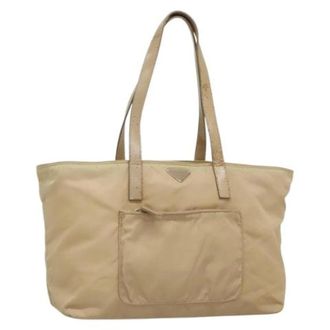 Prada Pre-owned Nylon prada-taschen - - Pre-owned - Damen - Beige - ONE SIZE