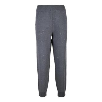 PANICALE Tuta in maglia - - Trousers - Damen - Grau - S