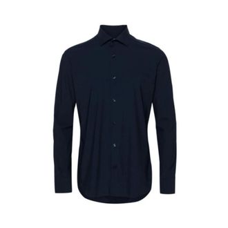 Caliban Homme, Chemises, Bleu, Taille: L Chemise &agrave; col &eacute;tal&eacute;