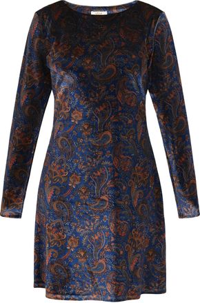 Usha Kleid Frauen blau mehrfarbig