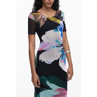 Desigual Damen, Kleider, Mehrfarbig, XSGr&ouml;&szlig;e