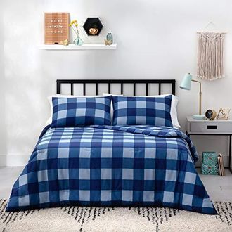 Linenspa Wendbare Designer-Daunen-Alternative für alle Jahreszeiten, hypoallergen, Mikrofaserfüllung, maschinenwaschbar