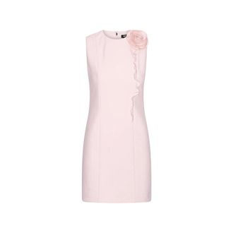 Rotate Crepe Mini Blumenkleid - - Dresses - Damen - Rosa - L