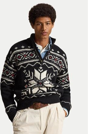Polo Ralph Lauren Pullover 710B36075001 Schwarz Regular Fit