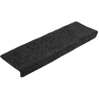vidaXL Vidaxl - Stufenmatten Selbstklebend 20 Stk. 65x21x4 cm Grau Rechteckiger Rand