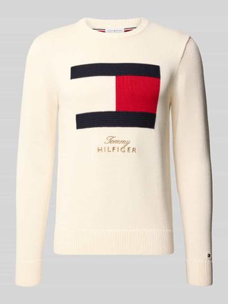 Tommy Hilfiger Regular Fit Pullover mit Motiv-Print