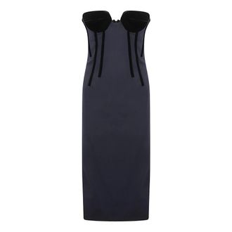 Sportmax Femme, Robes, Bleu, Taille: 38 FR Anemone12 Robe Midi